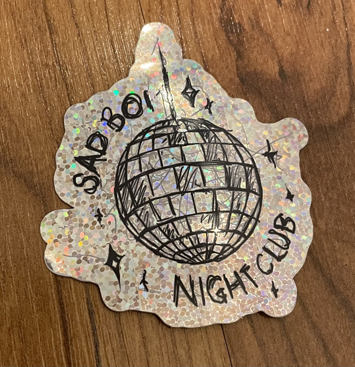 Sad Boi Night Club Vinyl Sticker | Snotbody