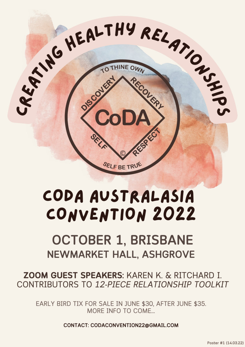 CoDependents Anonymous 2019 Australasian Convention Meeting Recordings ...