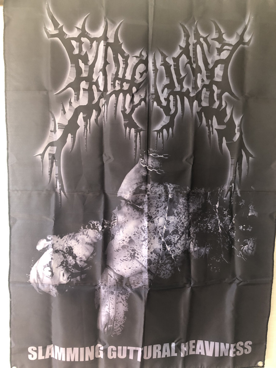 Gorevent SLAMMING GUTTURAL HEAVINESS Flag | 帝Production