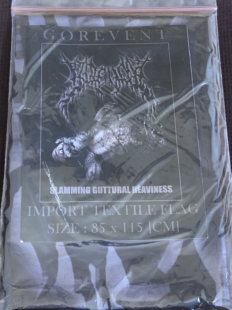Gorevent SLAMMING GUTTURAL HEAVINESS Flag | 帝Production
