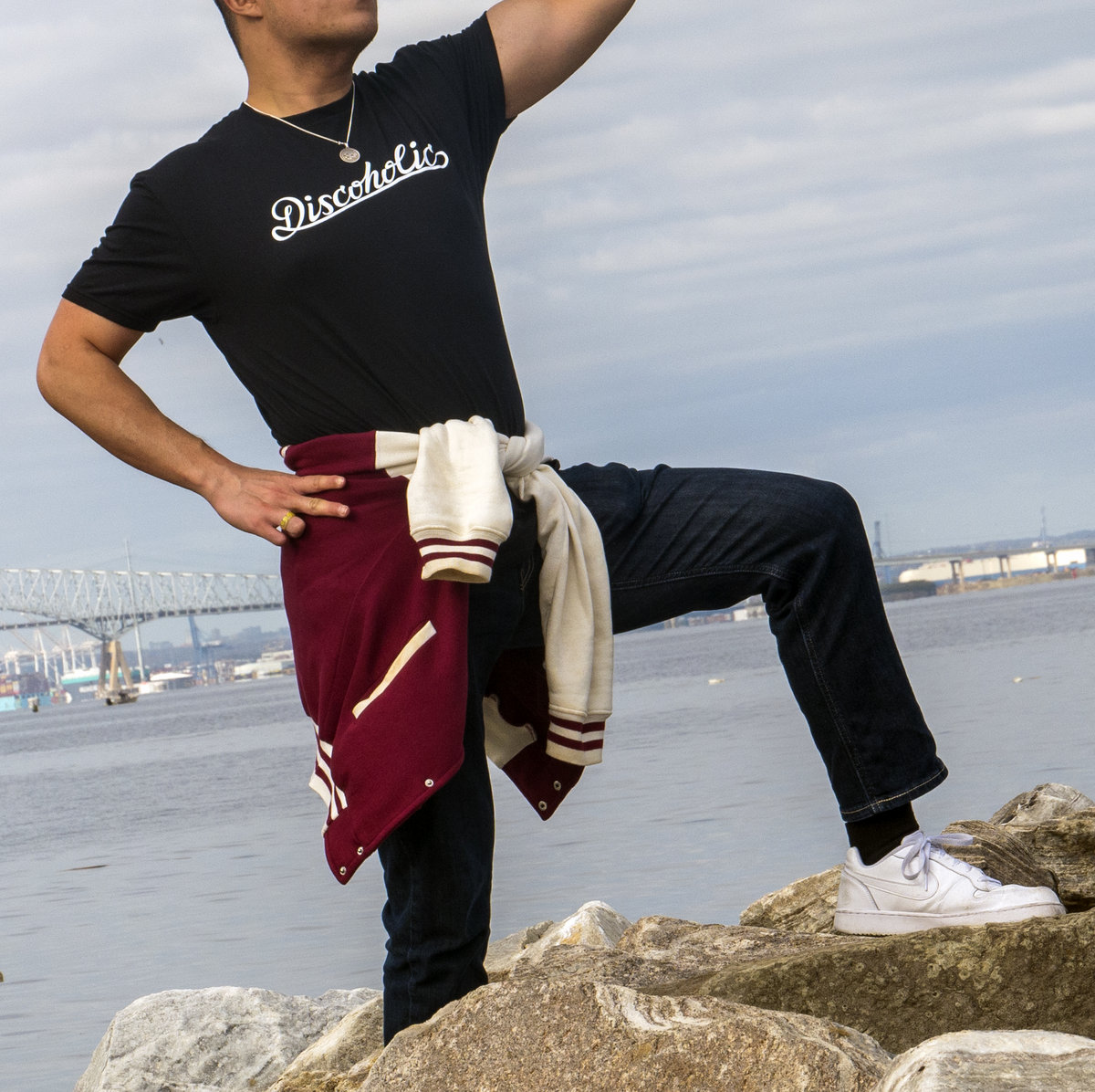 Discoholic Logo Black Tee | Discoholic