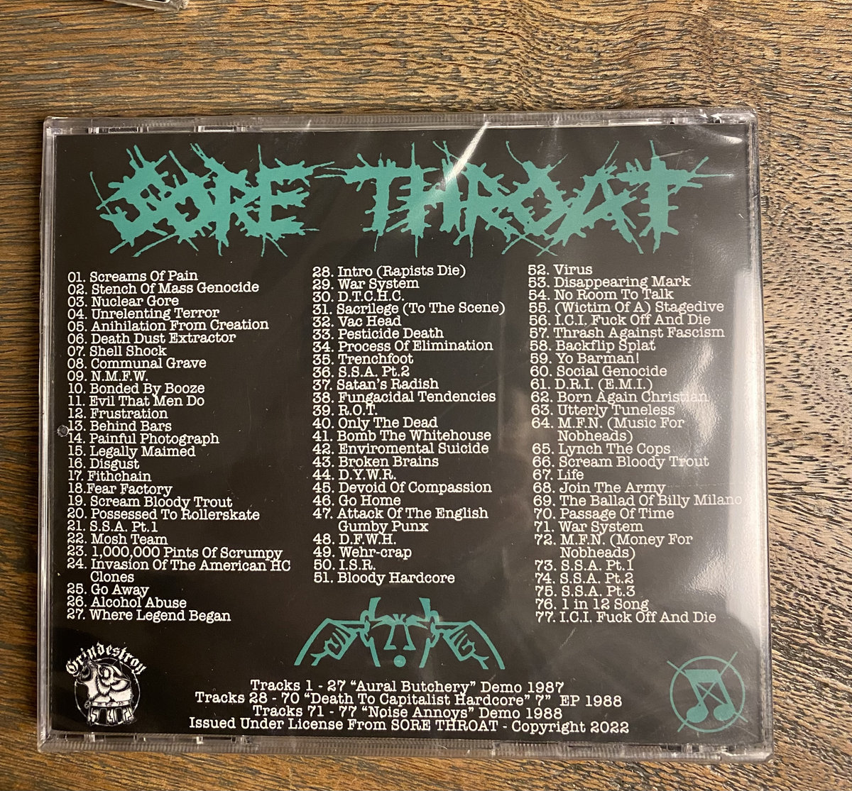 Sore Throat “aural butchery” cd | RFL RECORDS