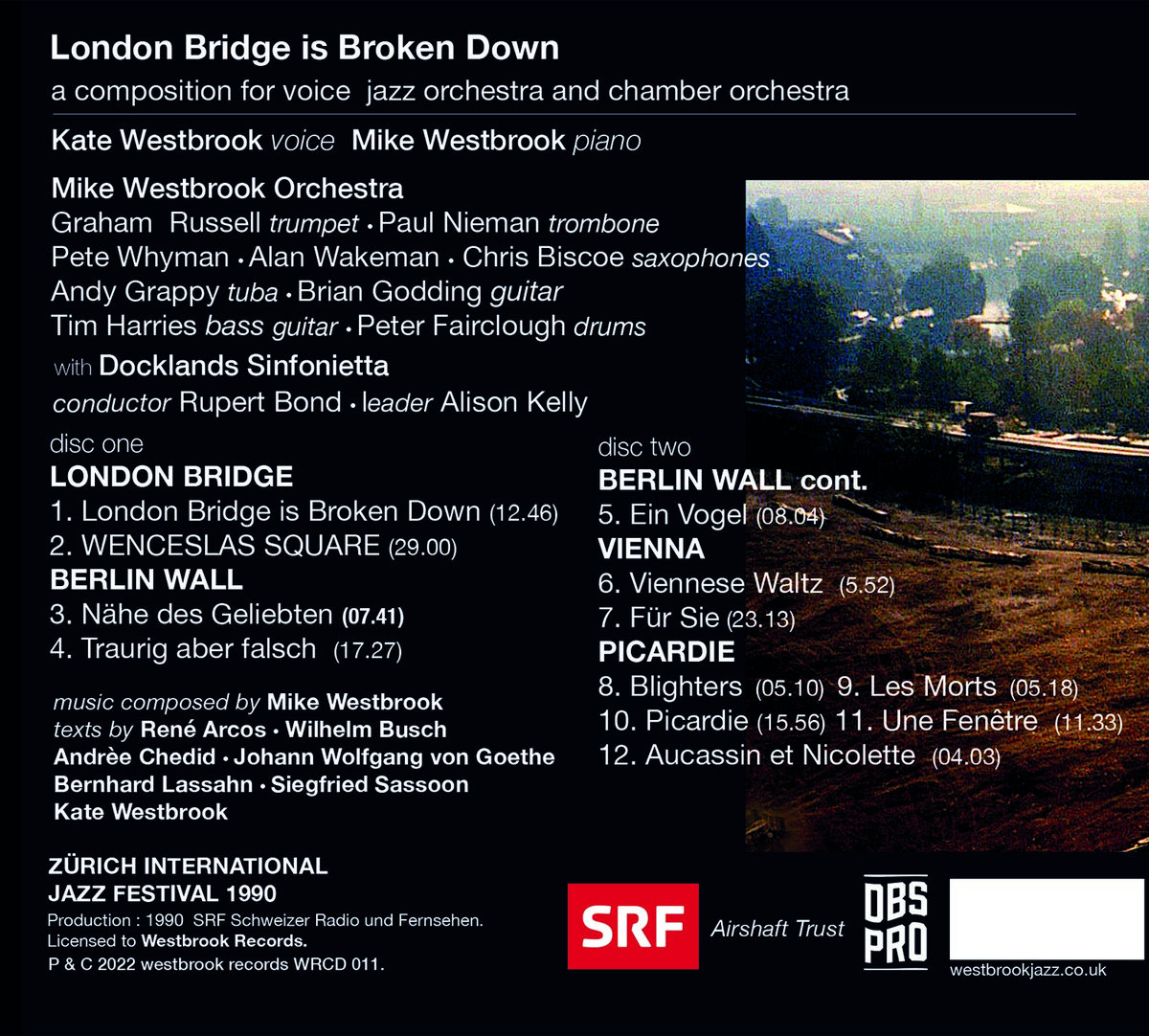 London Bridge Live in Zűrich 1990 (double album) | Mike Westbrook ...