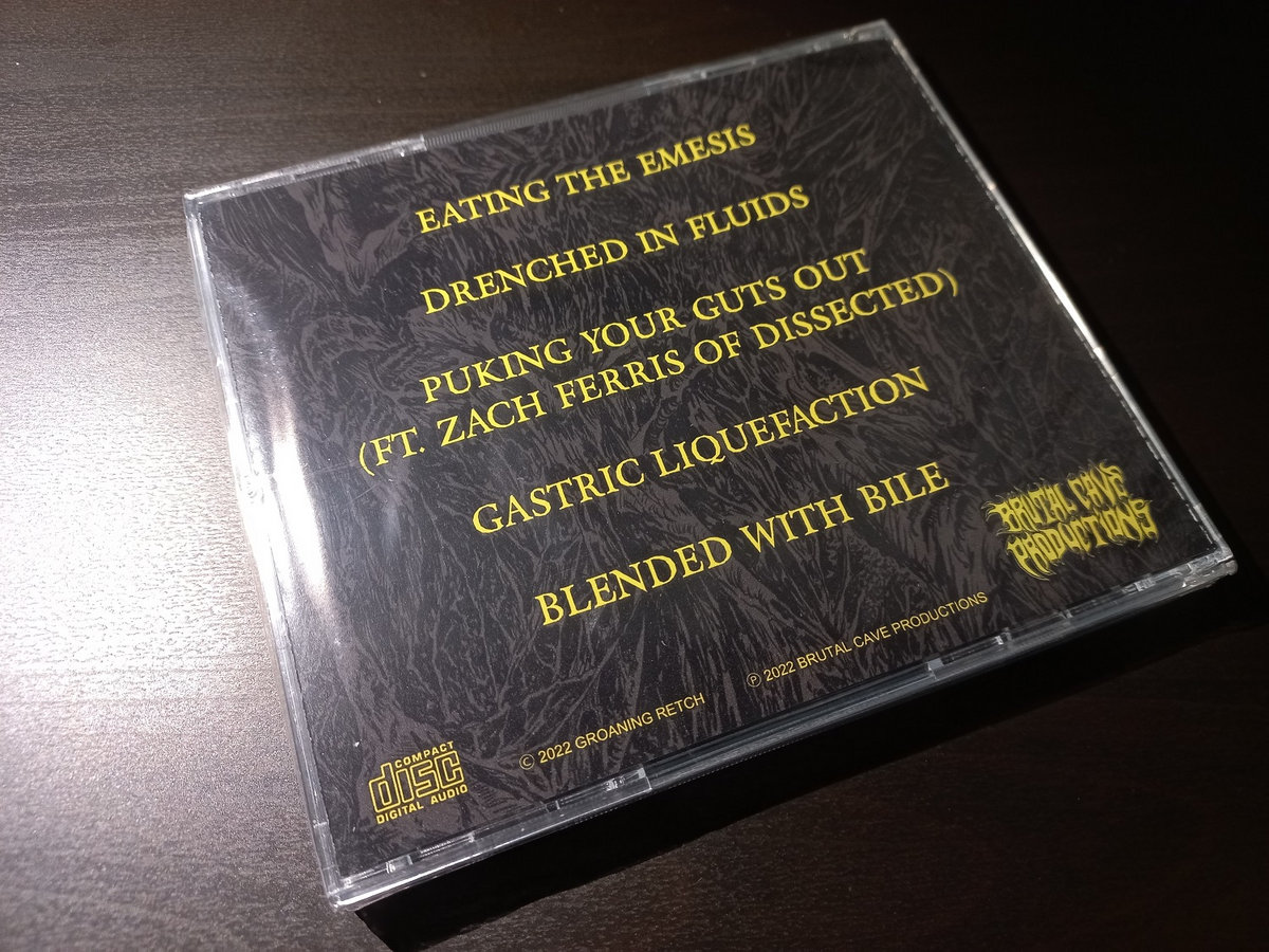 Blended With Bile | GROANING RETCH | Brutal Cave Productions