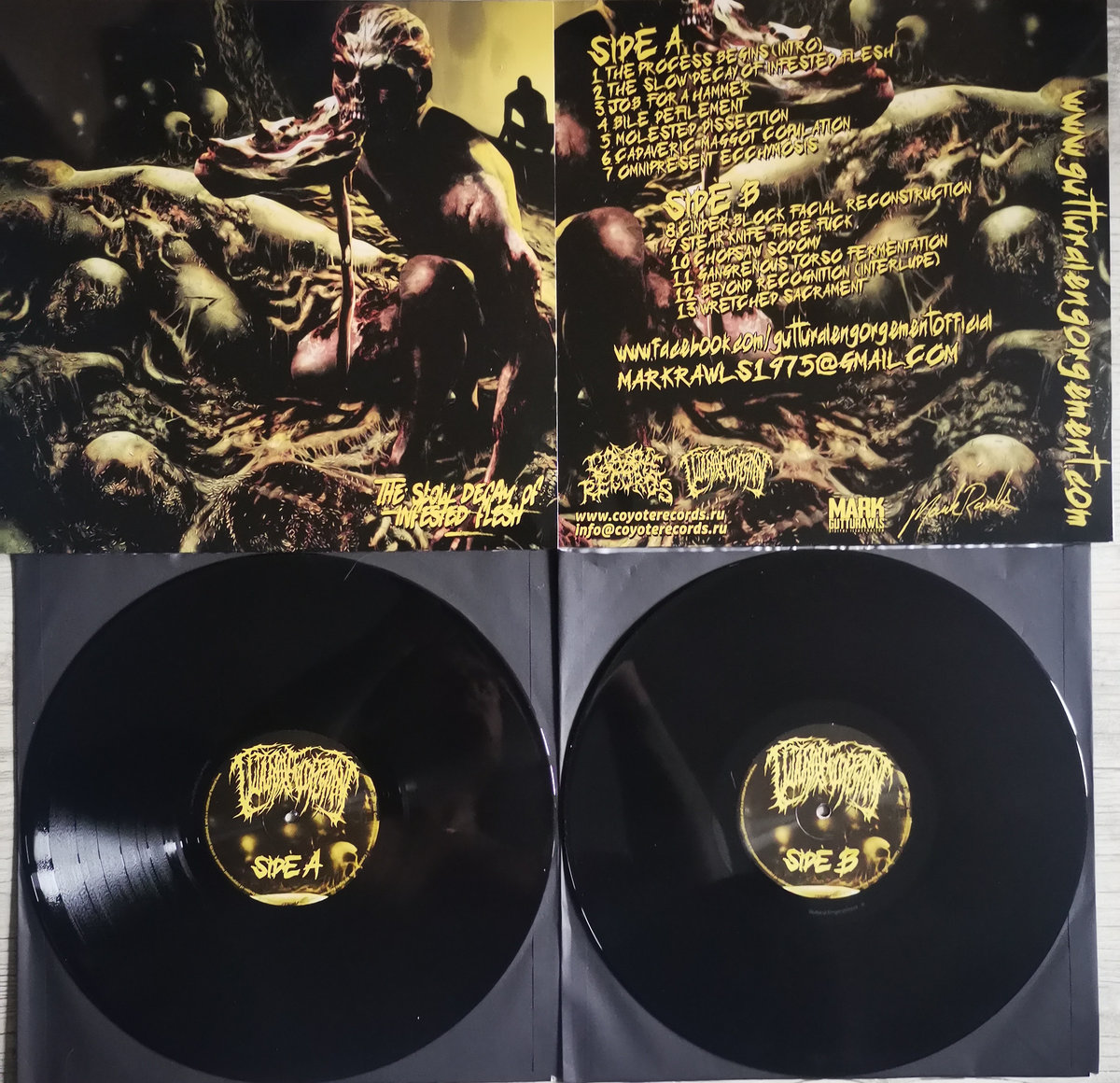 The Slow Decay Of Infested Flesh | Guttural Engorgement | coyoterecords