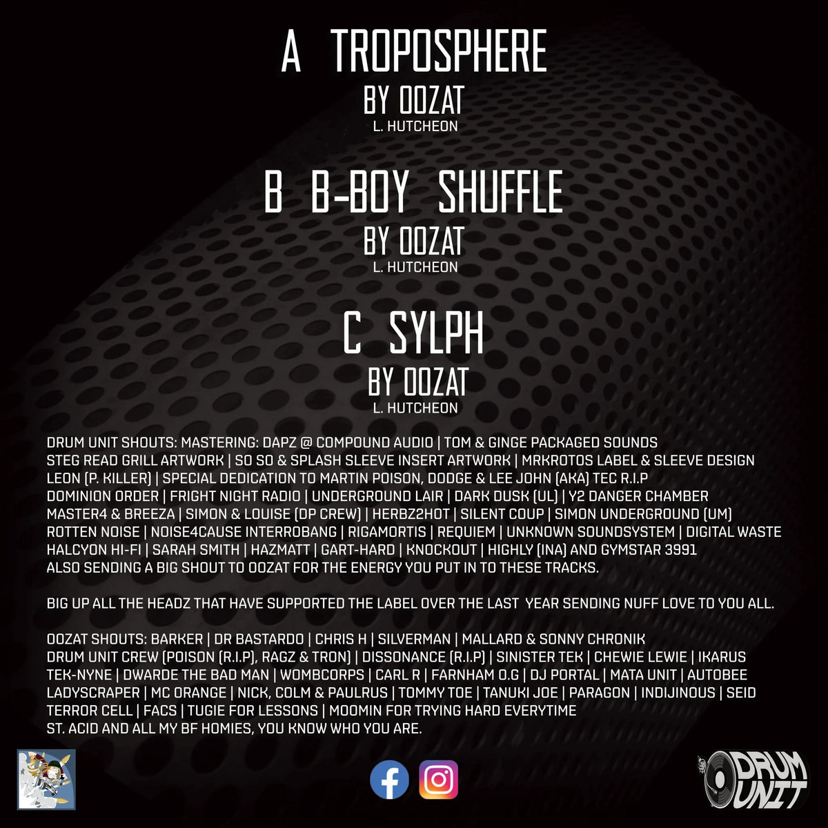 B-Boy Shuffle E.P | OOZAT (Lee Hutcheon) | DRUM UNIT RECORDINGS