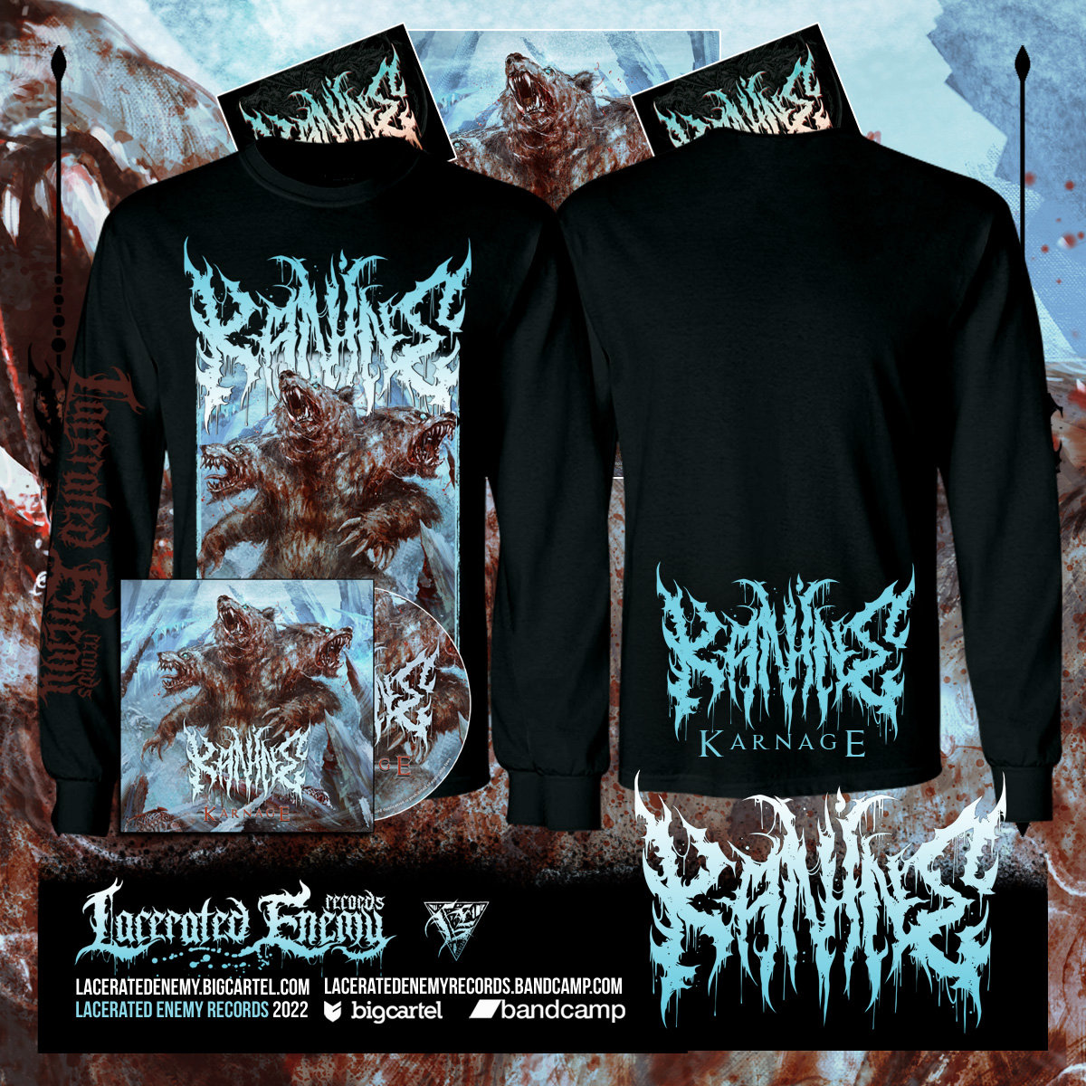 KANINE - Karnage | Lacerated Enemy records