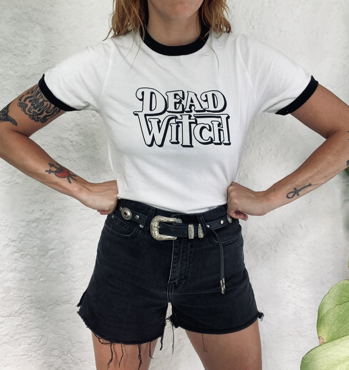 Dead Witch Ringer Tee | Dead Witch