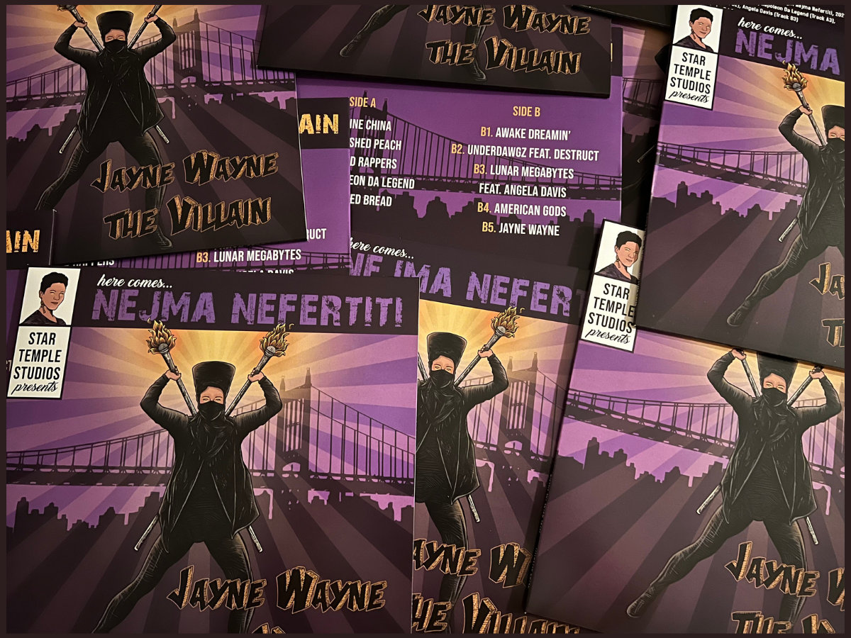 Full Color Vinyl Covers for "Jayne Wayne The Villain" Album | Nejma ...