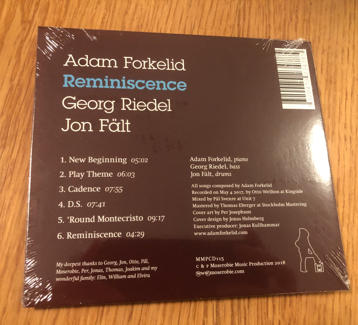 Reminiscence | Adam Forkelid, Georg Riedel, Jon Fält | Adam Forkelid