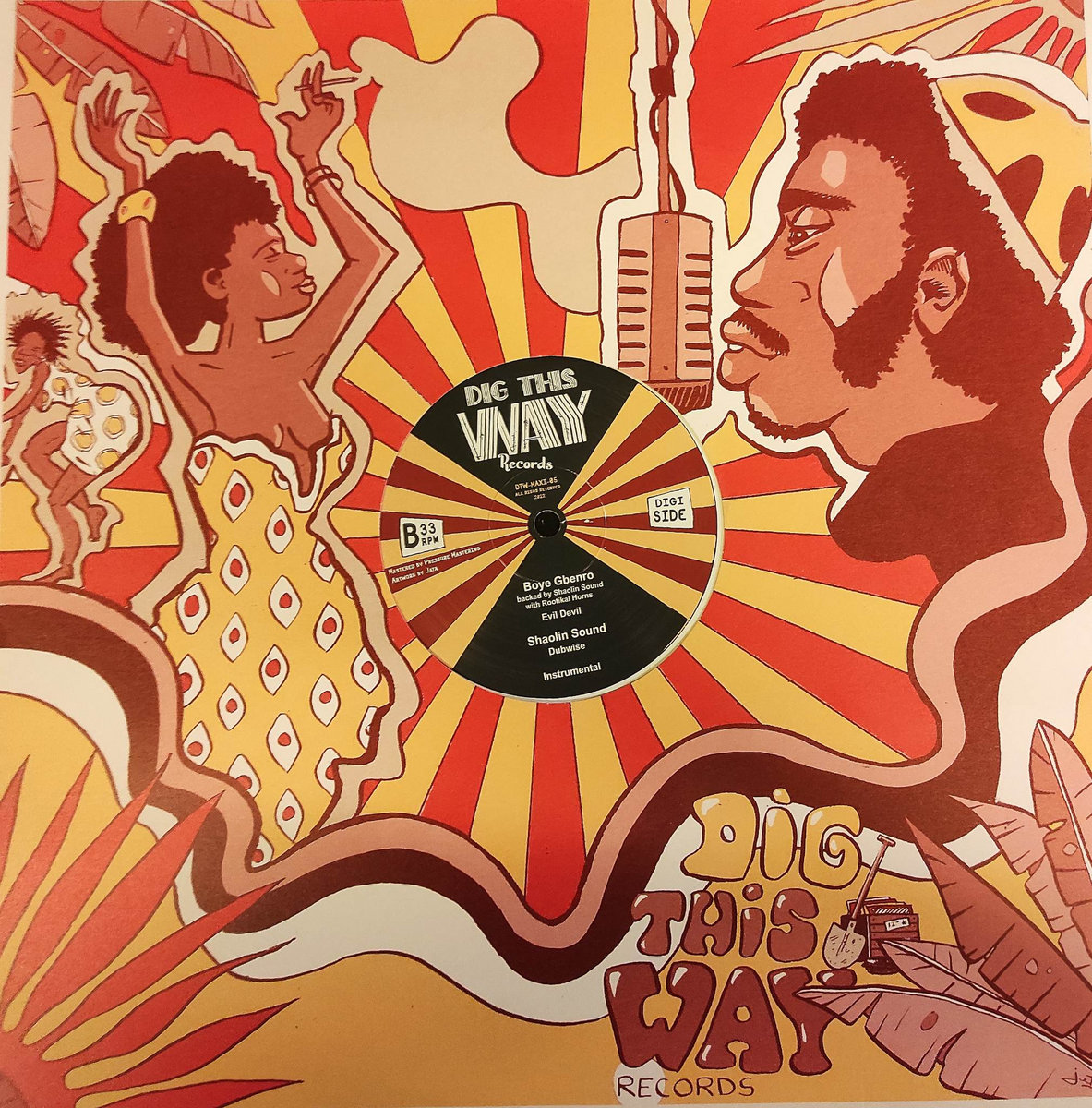 Evil Devil - BG & FIBER - Boye Gbenro, Abeng & Rootikal Horns, Michael ...