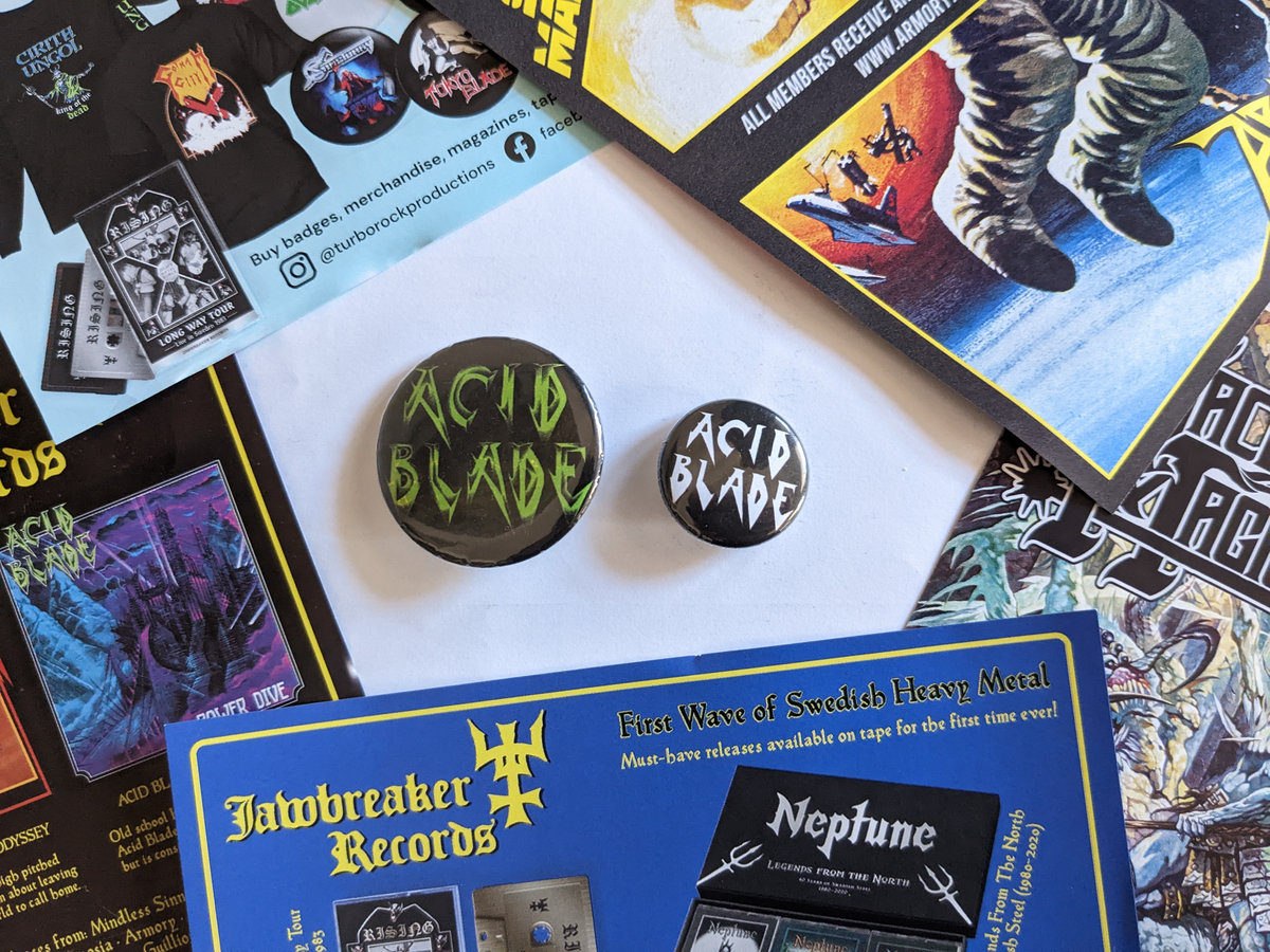 Logo Buttons | Acid Blade