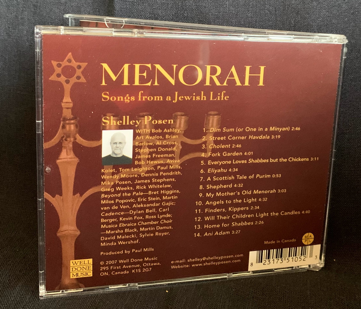 Menorah – Songs From a Jewish Life | Shelley Posen