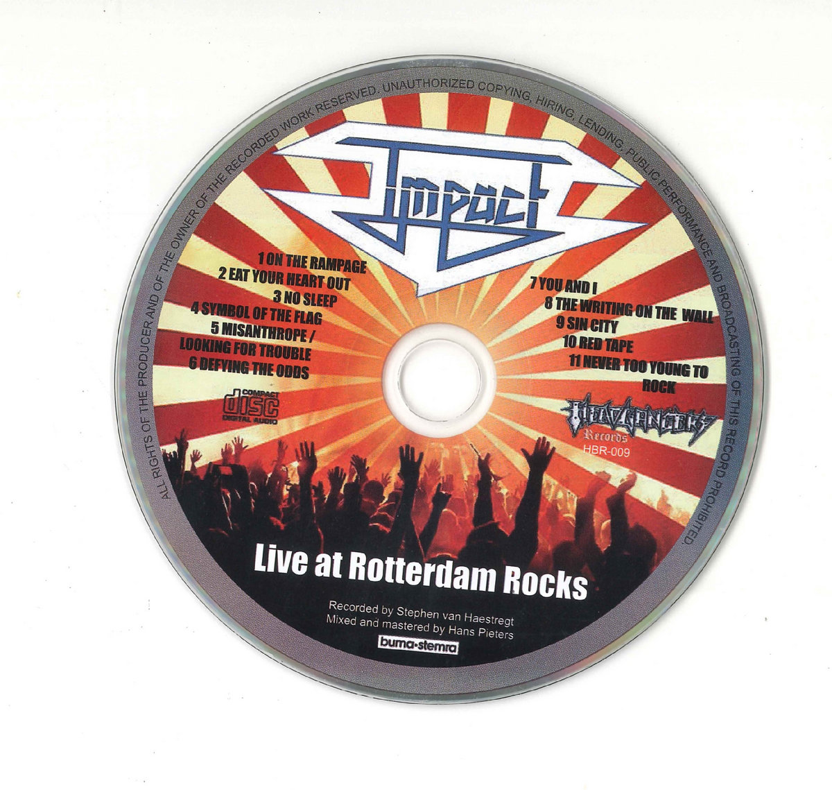 Live At Rotterdam Rocks | Impact | For The Passion Not The Fashion