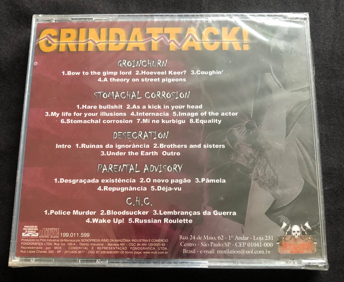 Grind Attack - Groinchurn / Stomachal Corrosion / Parental Advisory ...
