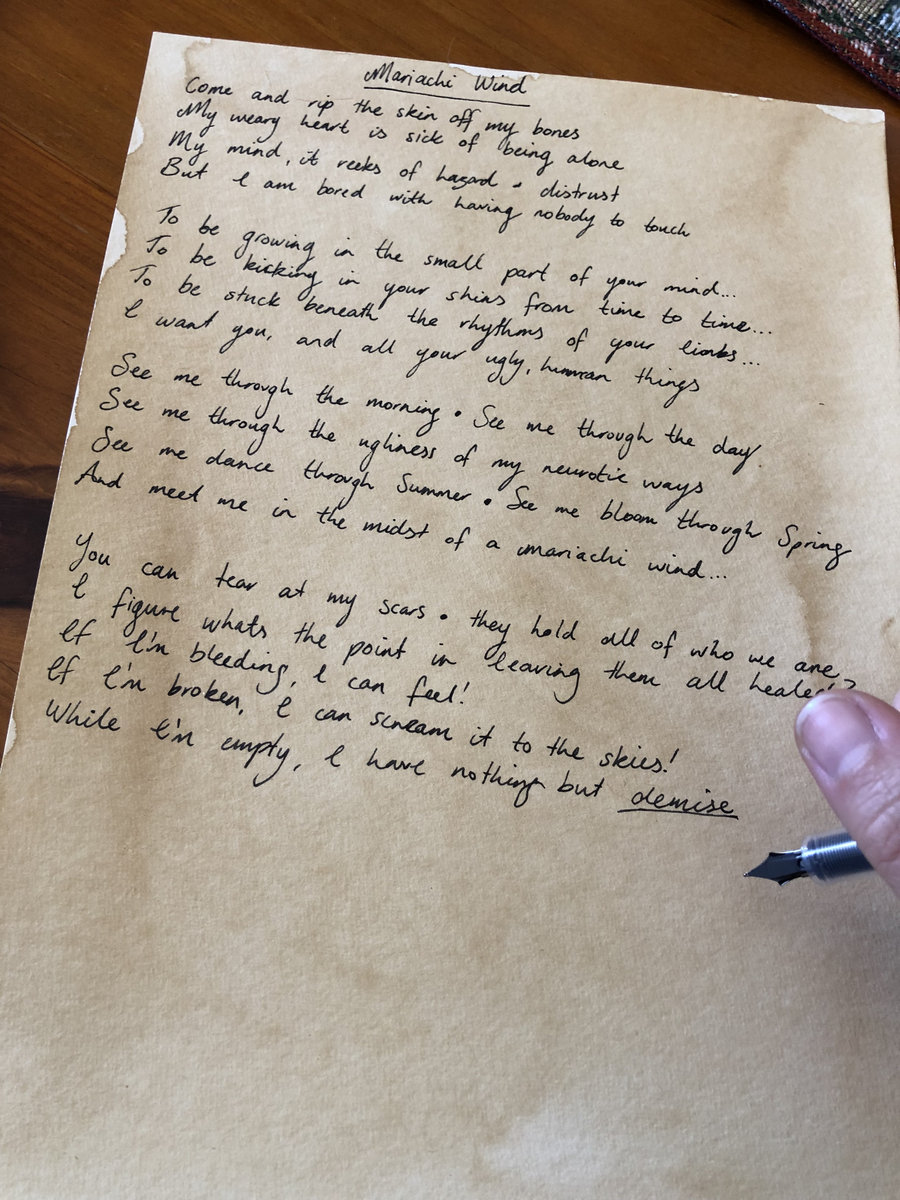 CUSTOM HANDWRITTEN LYRICS | Melody Pool