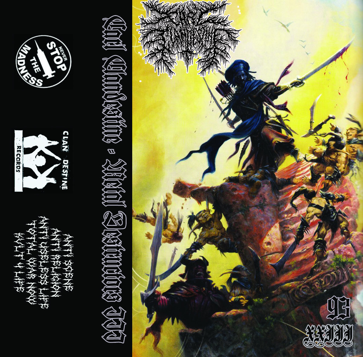 CARL CLANDESTINE - METAL DESTRUCTORS III CS | Clan Destine Records