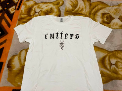Cutters white scissors t-shirt | Cutters