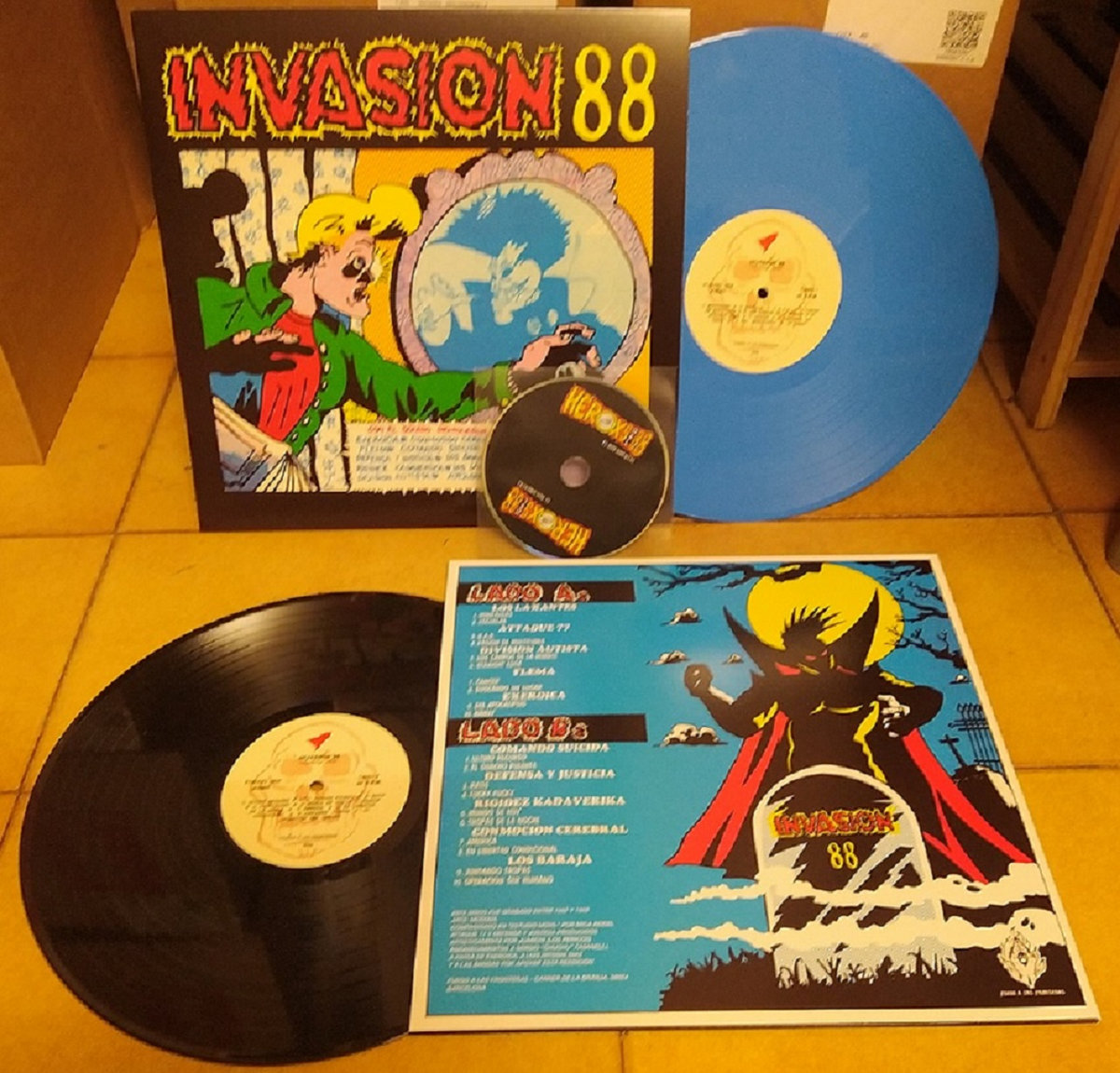 FUEGO #004 V/A INVASION 88 LP + DVD | Fuego A Las Fronteras