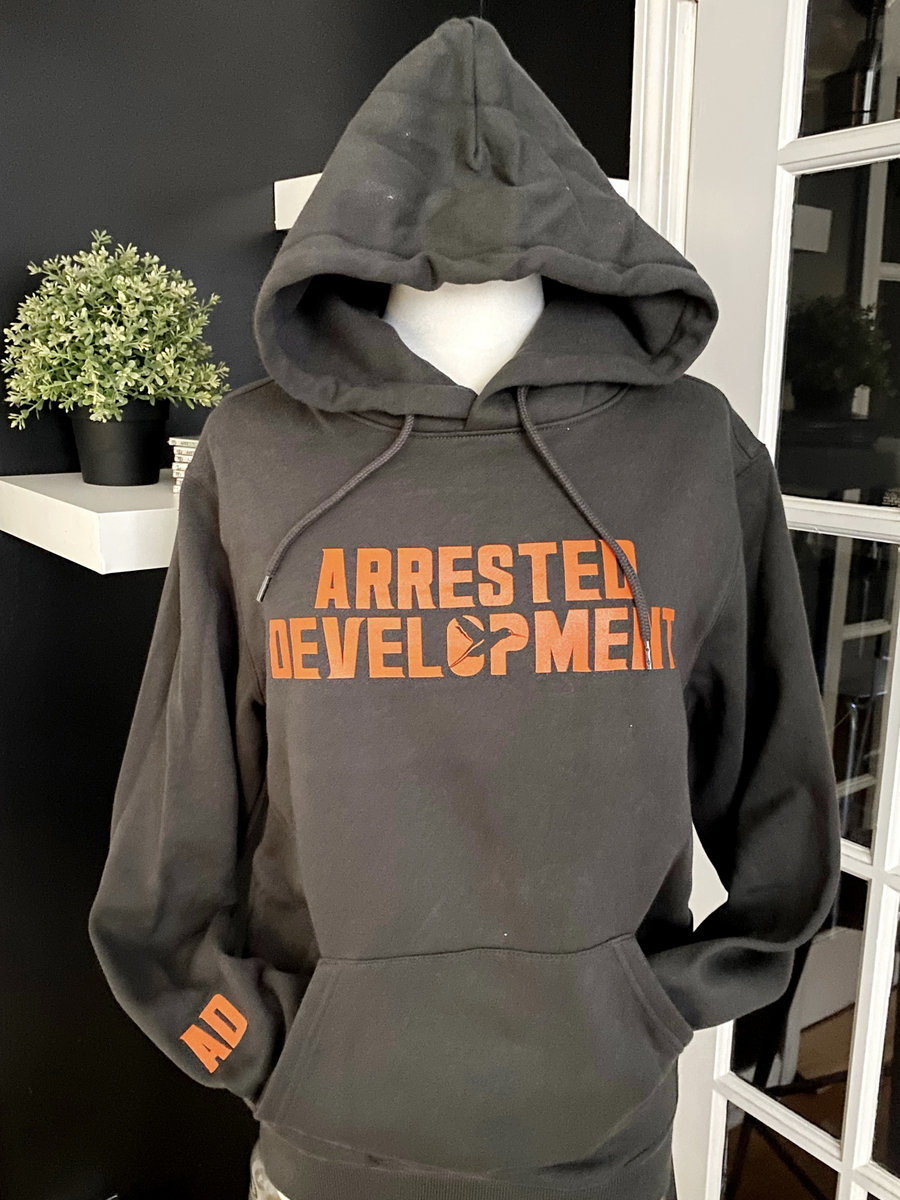 A.D. Logo Charcoal Grey Hoodie | Arrested Development
