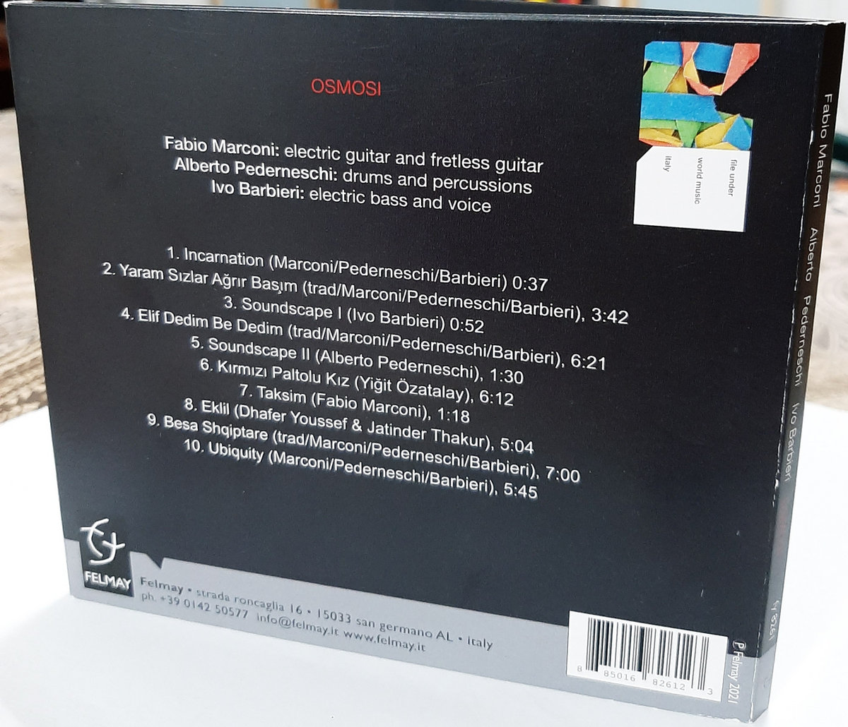 OSMOSI | FABIO MARCONI, ALBERTO PEDERNESCHI, IVO BARBIERI (Italy ...