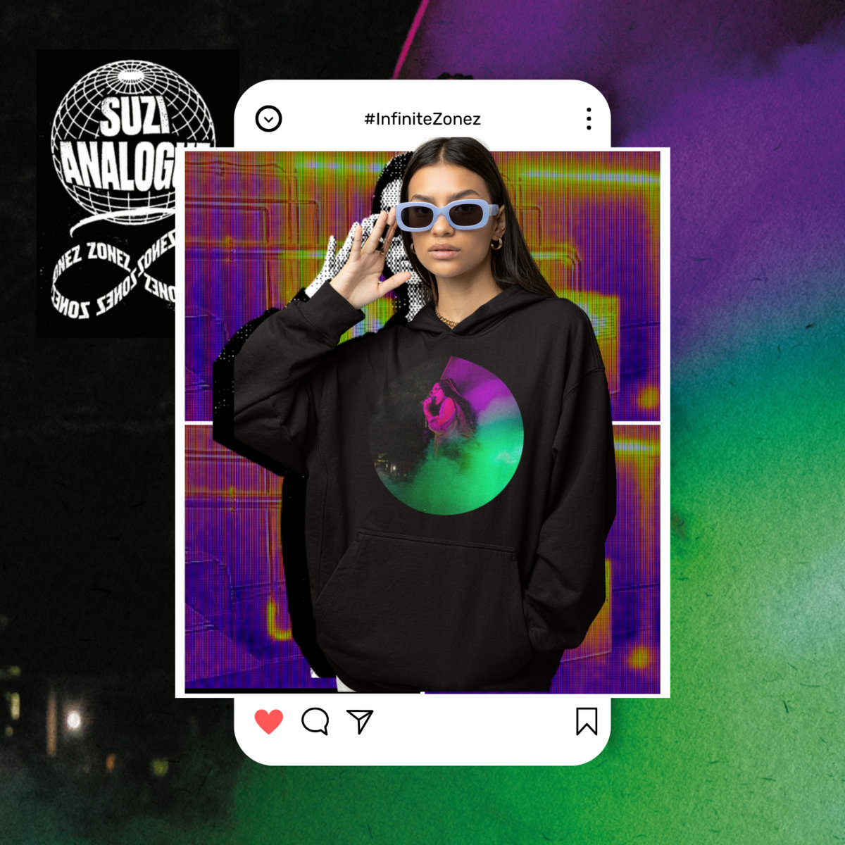 Infinite Zonez Medallion Hoodie | Suzi Analogue