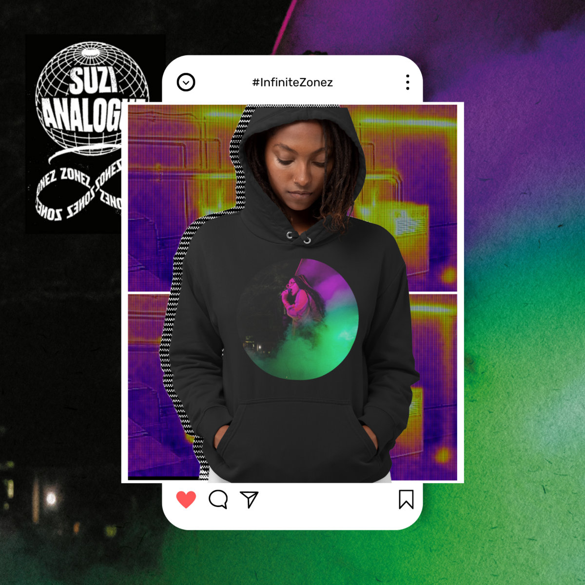 Infinite Zonez Medallion Hoodie | Suzi Analogue