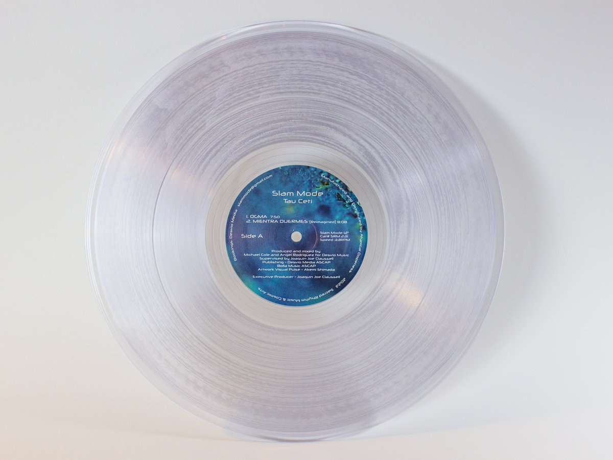 TAU CETI BY SLAM MODE. A VERY SPECIAL LIMITED TRANSPARENT VINYL W FULL ...