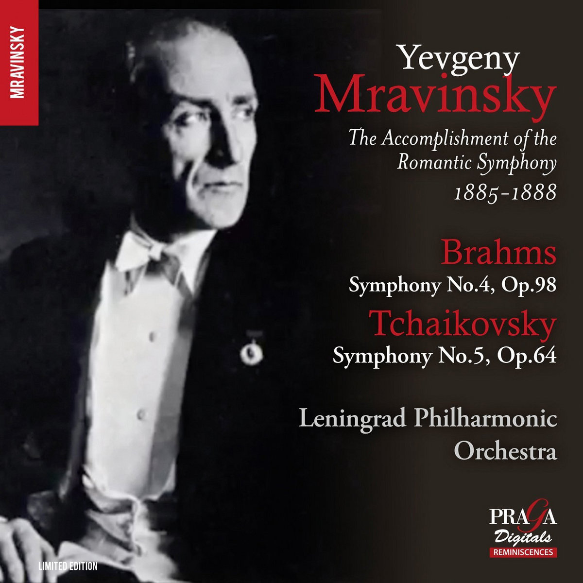 Johannes Brahms: Symphony No. 4 / Pyotr Ilyich Tchaikovsky: Symphony No. 5 | Yevgeny Mravinsky ...