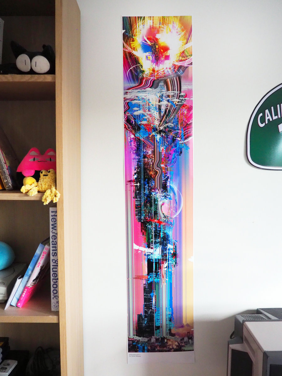 ENDLESS メ ガ タ ワ ー Panoramic 10"x50" Poster | death's dynamic shroud