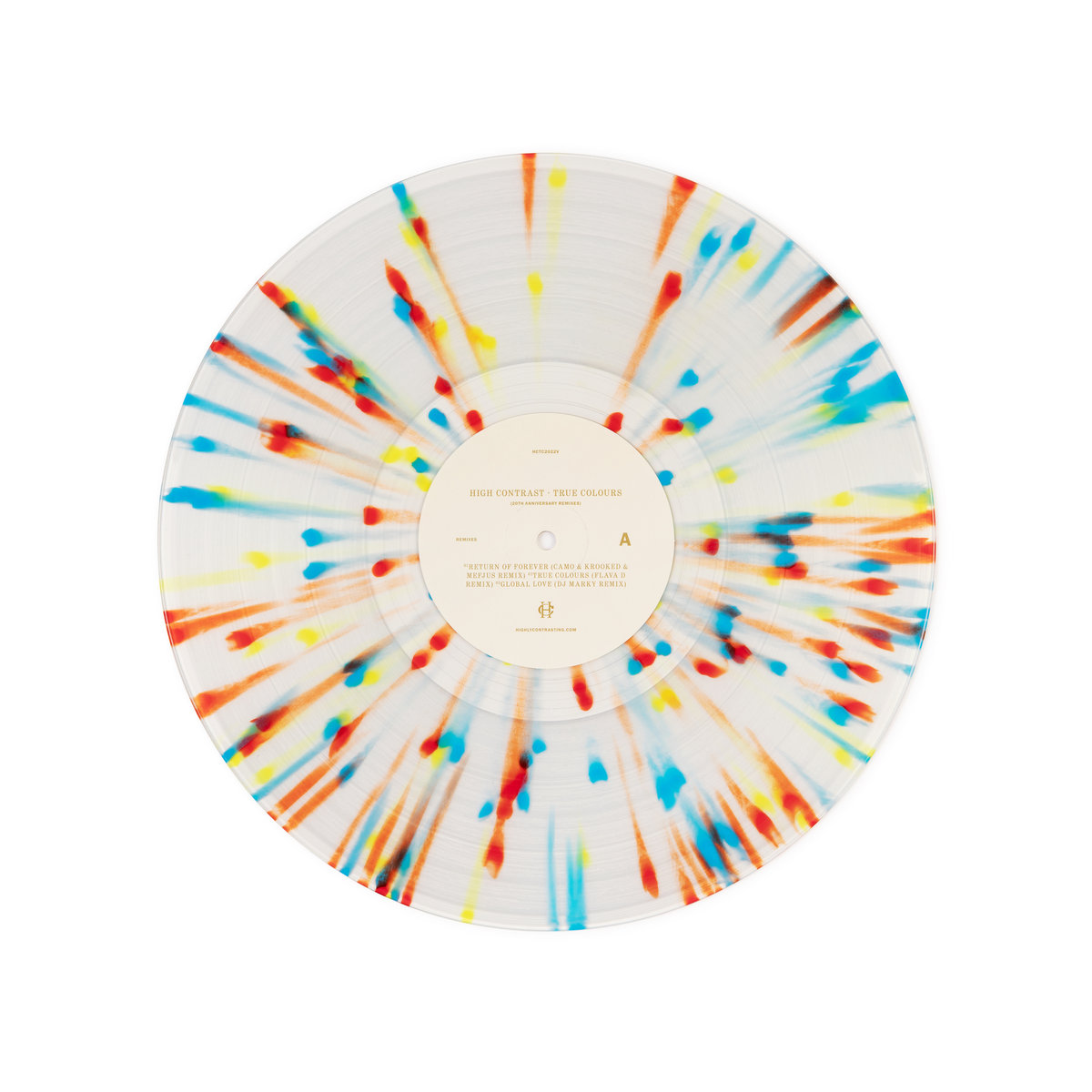 True Colours (20th Anniversary Remixes) [2 x 12" Transparent ...