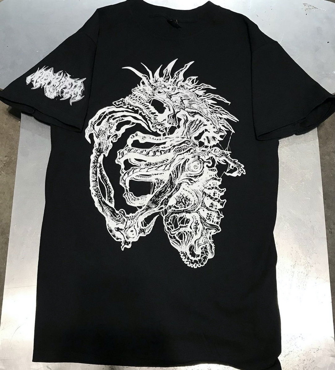 Afterbirth Psychopathic Embryotomy Creature & Old School Sleeve Logo ...