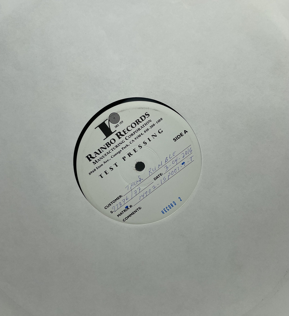 Invisibl Skratch Piklz- The 13th Floor SIDE C/D TEST PRESS | D-STYLES