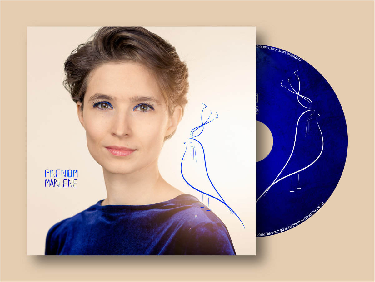 PACK OISEAU BLEU - CD, livret d'art et cartes | PRENOM MARLENE