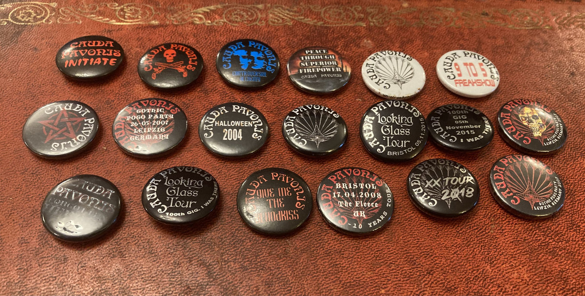 Pin Badge Selection | Cauda Pavonis