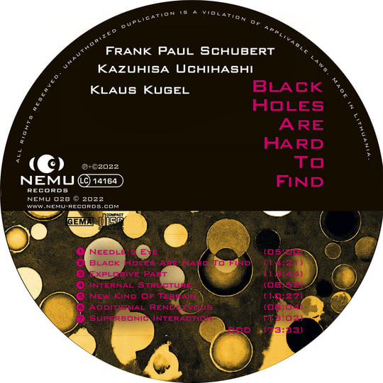 Black Holes Parts Label