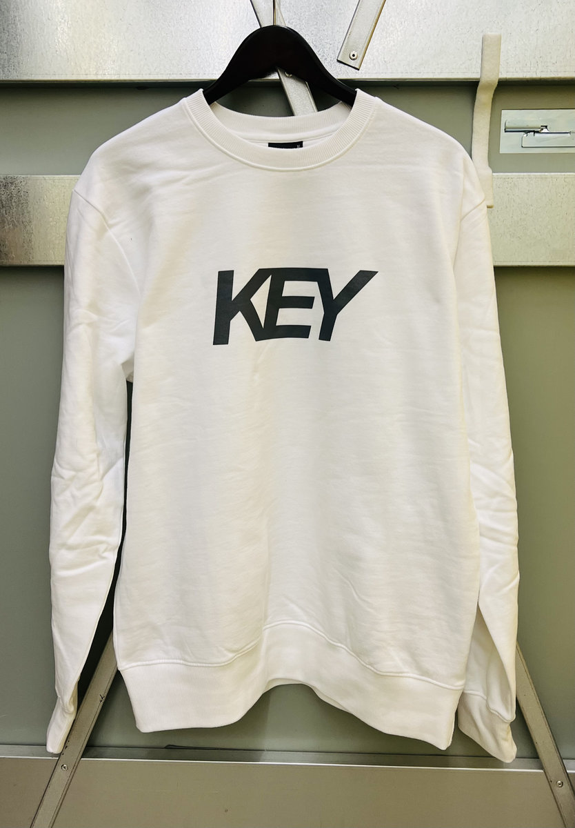 Sweater KEY logo "Classic" WHITE | KEY Vinyl