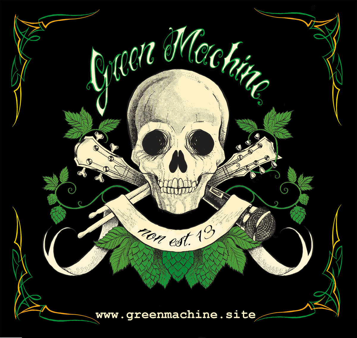 GREEN MACHINE sticker "Alone" | GREEN MACHINE