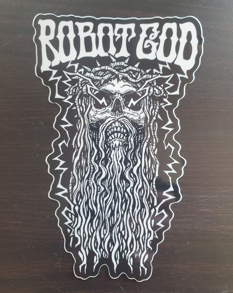 Robot God Sticker | Robot God