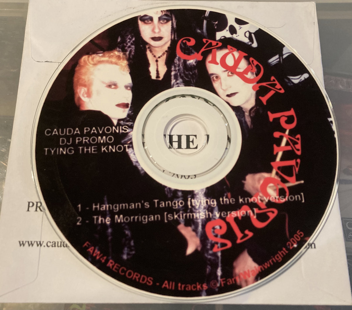 CAUDA PAVONIS - Tying the Knot DJ Promo (CDr) | Cauda Pavonis
