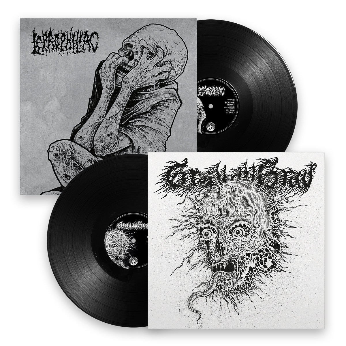 split album | Leprophiliac / Gravavgrav | Behind The Mountain