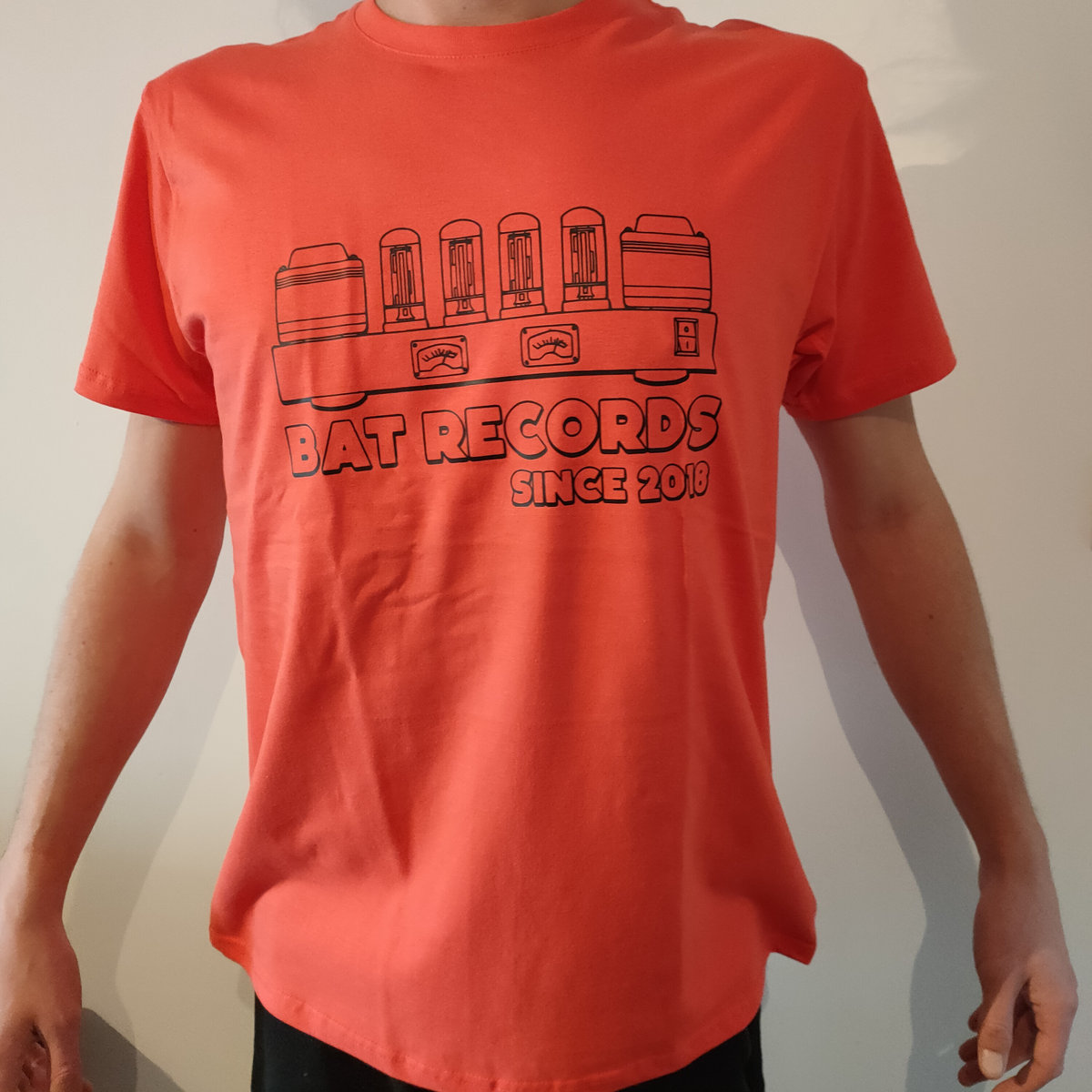 T-Shirt Limited Edition "BAT RECORDS" - Orange | Bat Records