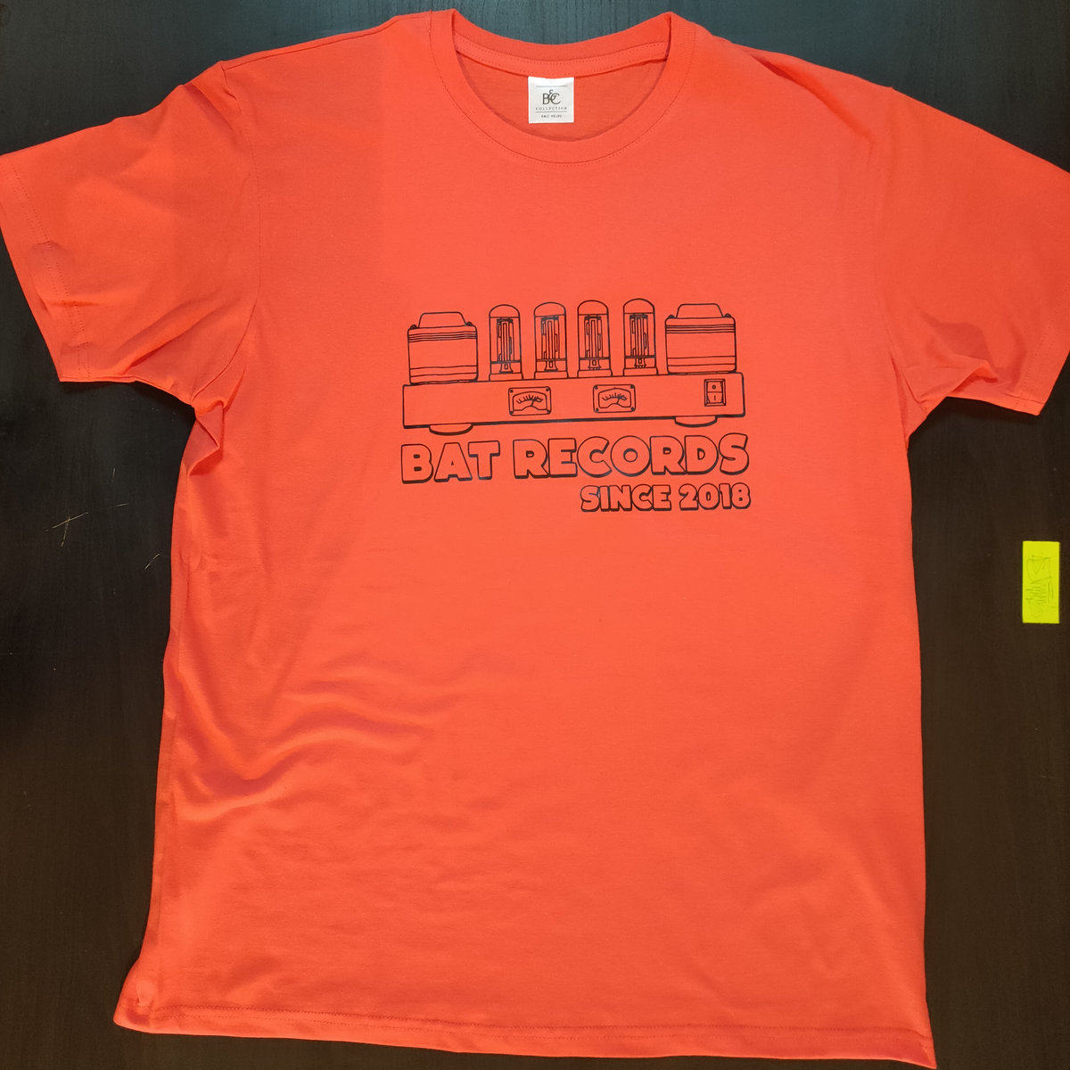 T-Shirt Limited Edition "BAT RECORDS" - Orange | Bat Records