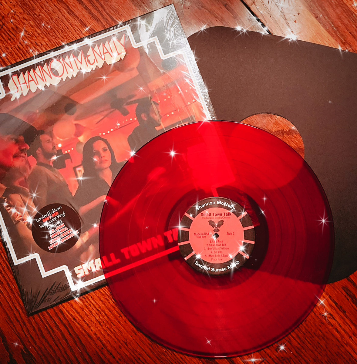 "Small Town Talk" 12" Red Vinyl LP - LIMITED EDITION | Shannon McNally