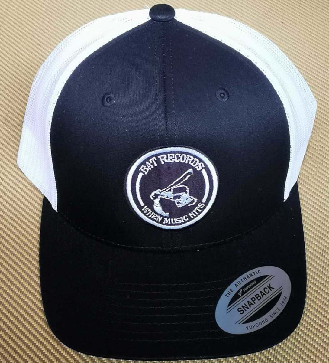 Net Cap Black & White | Bat Records