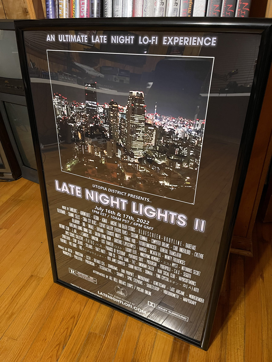 LATE NIGHT LIGHTS II - Festival Poster (Limited Edition) (24"x36 ...