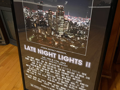 LATE NIGHT LIGHTS II - Festival Poster (Limited Edition) (24"x36 ...