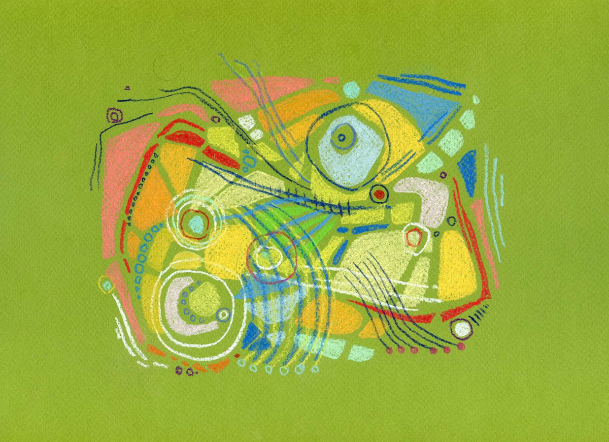 Drawings on colored paper (originals) | Meticulous midgets