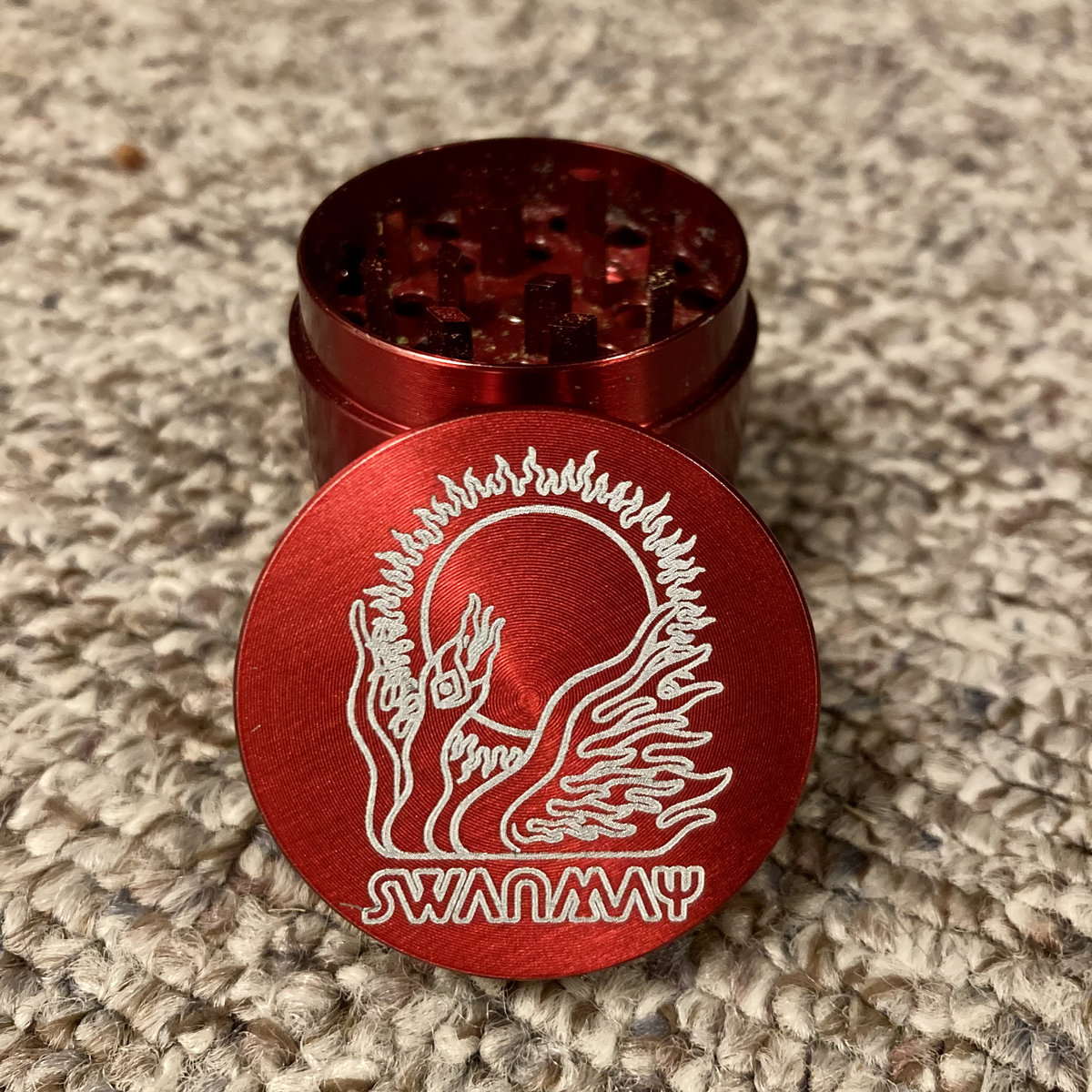 SwanSun Alu Grinder red | SWANMAY