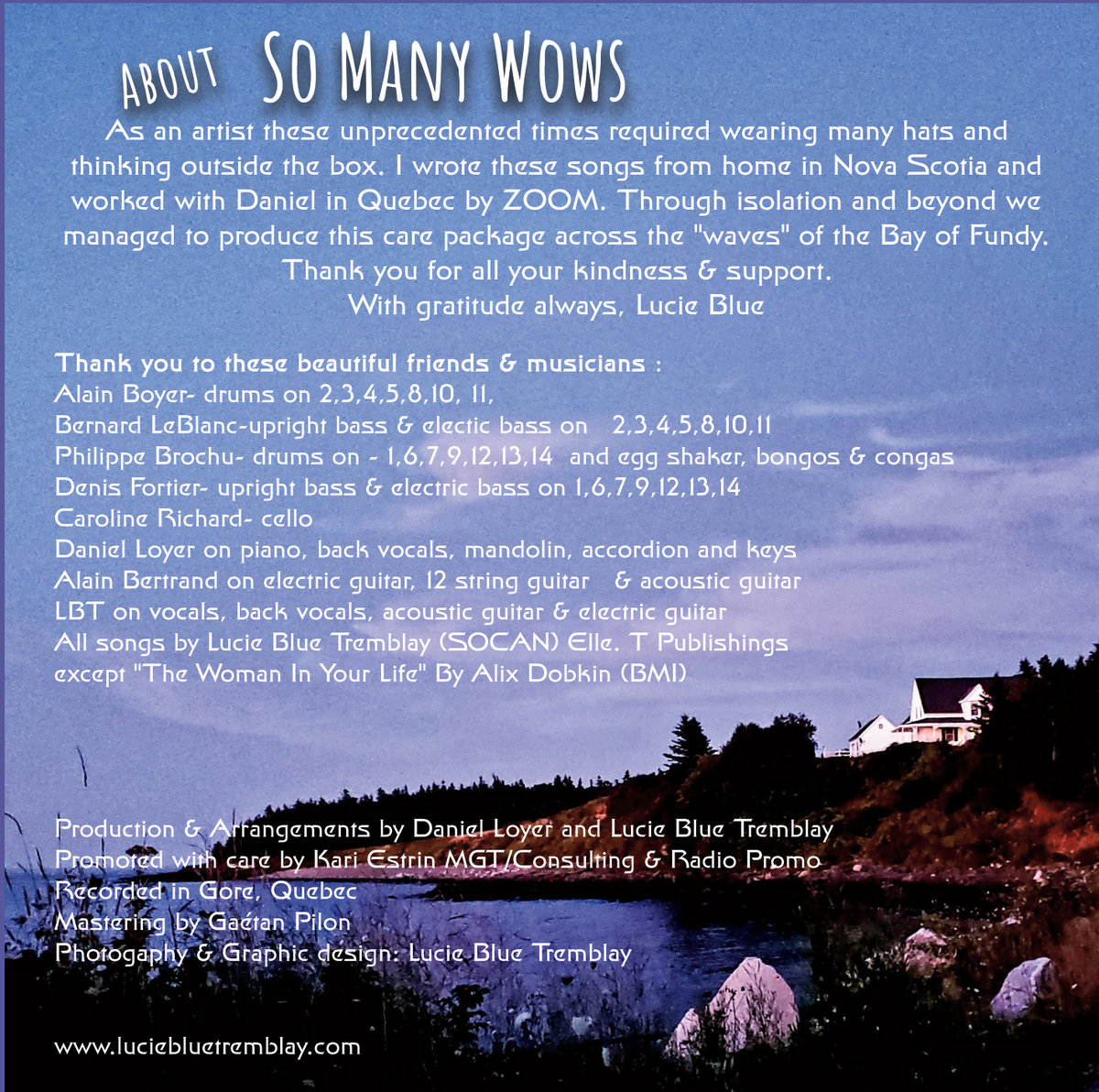 So Many Wows | Lucie Blue Tremblay